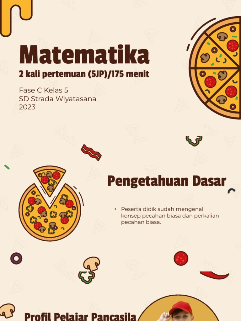 Modul Ajar Matematika - Kelas 5 Pembagian Pecahan | PDF
