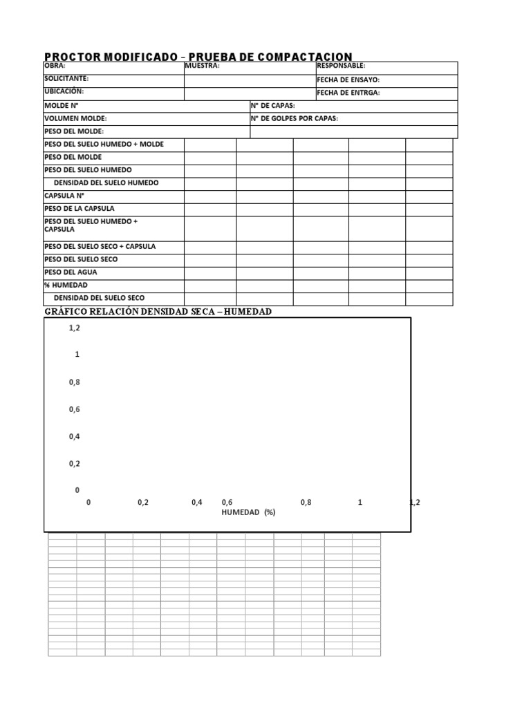 Formato de Proctor | PDF