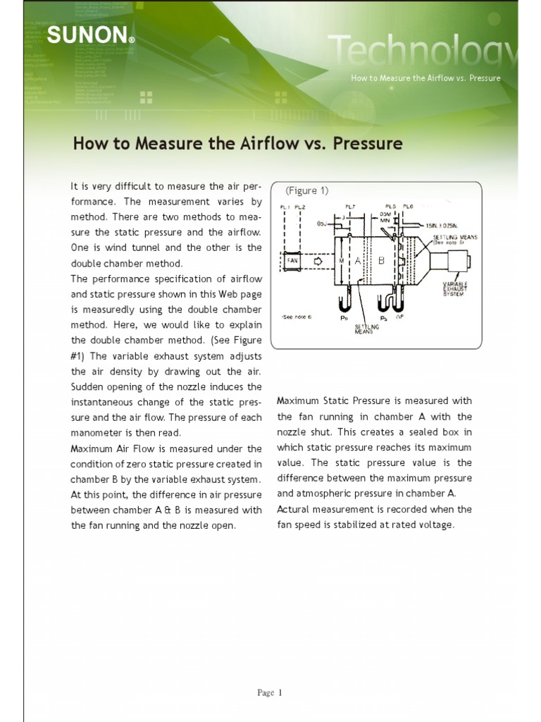 How To Measure The Airflow | PDF | Pressure | Civil Engineering How To Measure The Airflow | PDF | Pressure | Civil Engineering
