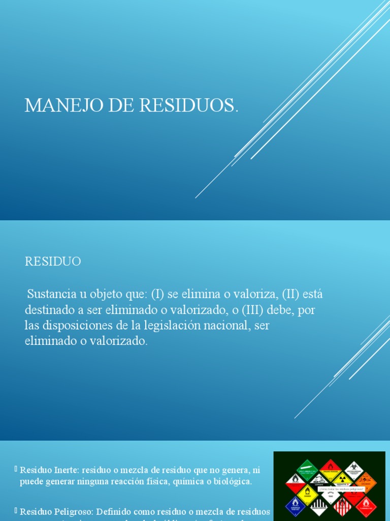 Manejo de Residuos | PDF Manejo de Residuos | PDF
