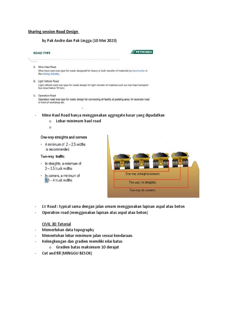 Sharing Session Road Design | PDF