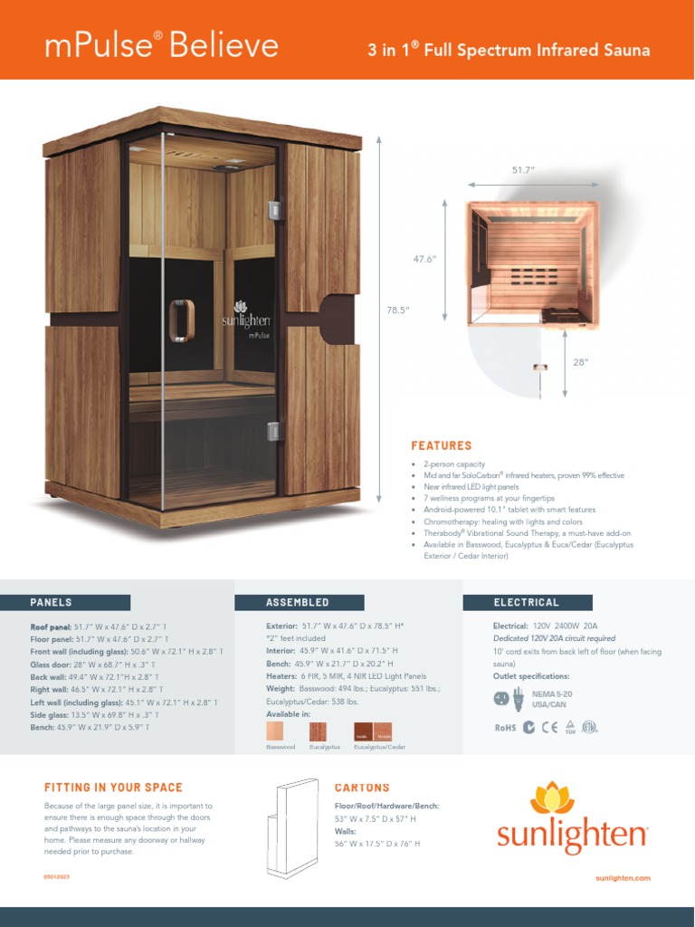 Mpulse Believe Spec Sheet | PDF | Manufactured Goods | Mobile Computers