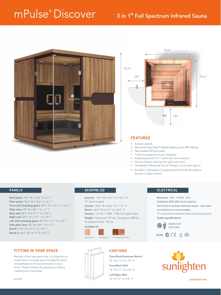 Mpulse Discover Spec Sheet | PDF | Manufactured Goods