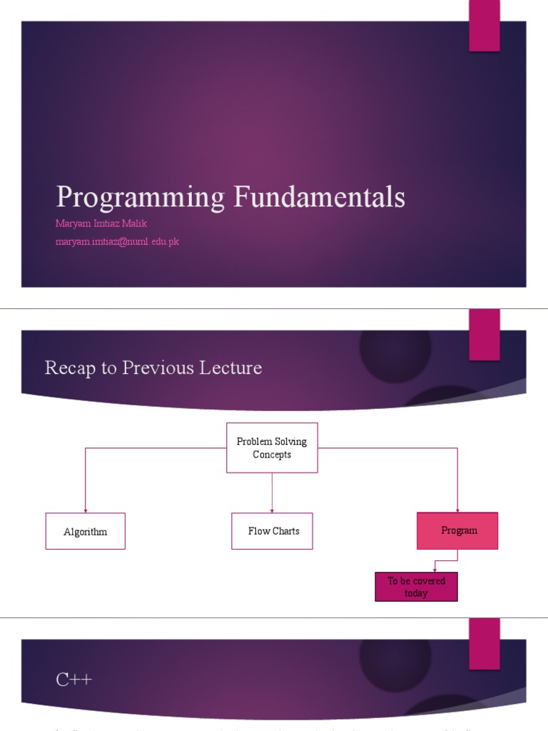Lecture 4 | Download Free PDF | C++ | Programming