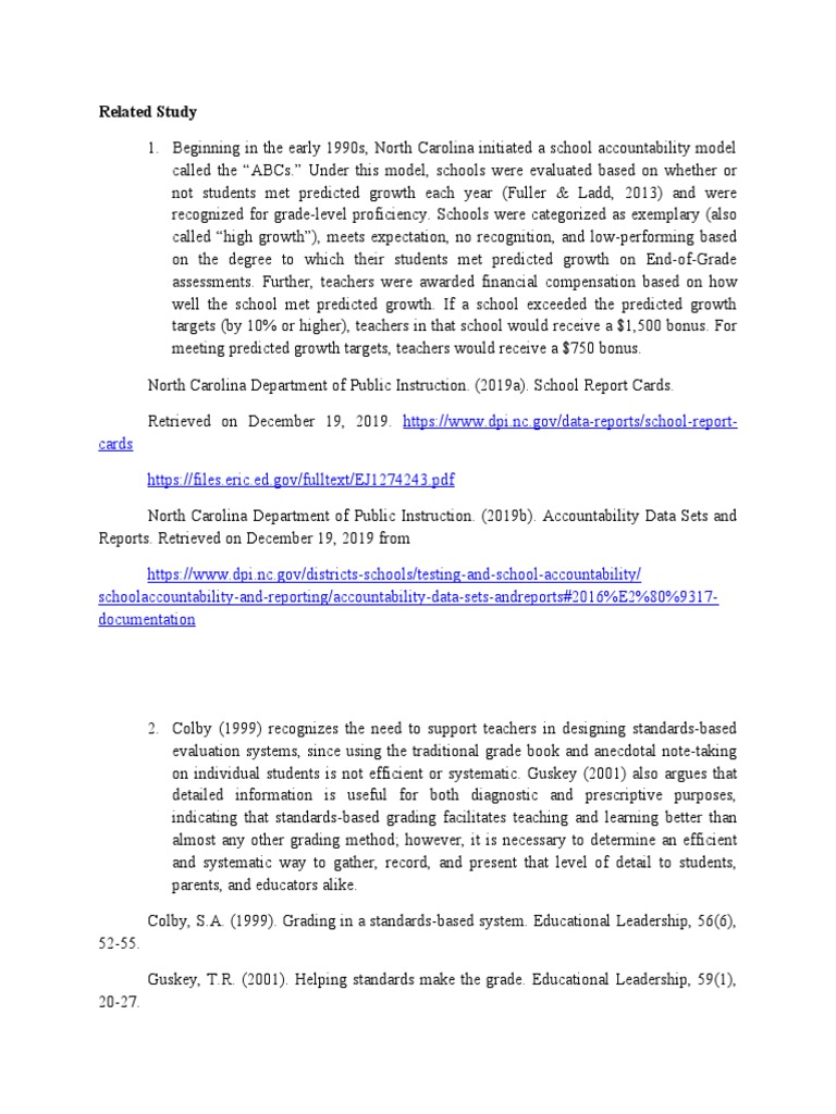 Related Study | PDF | Teachers | Learning