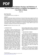 Case Study Shein....... | PDF | Fashion | Supply Chain