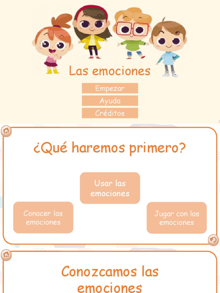 Juegos para aprender emociones en niños | PDF | Las emociones ...