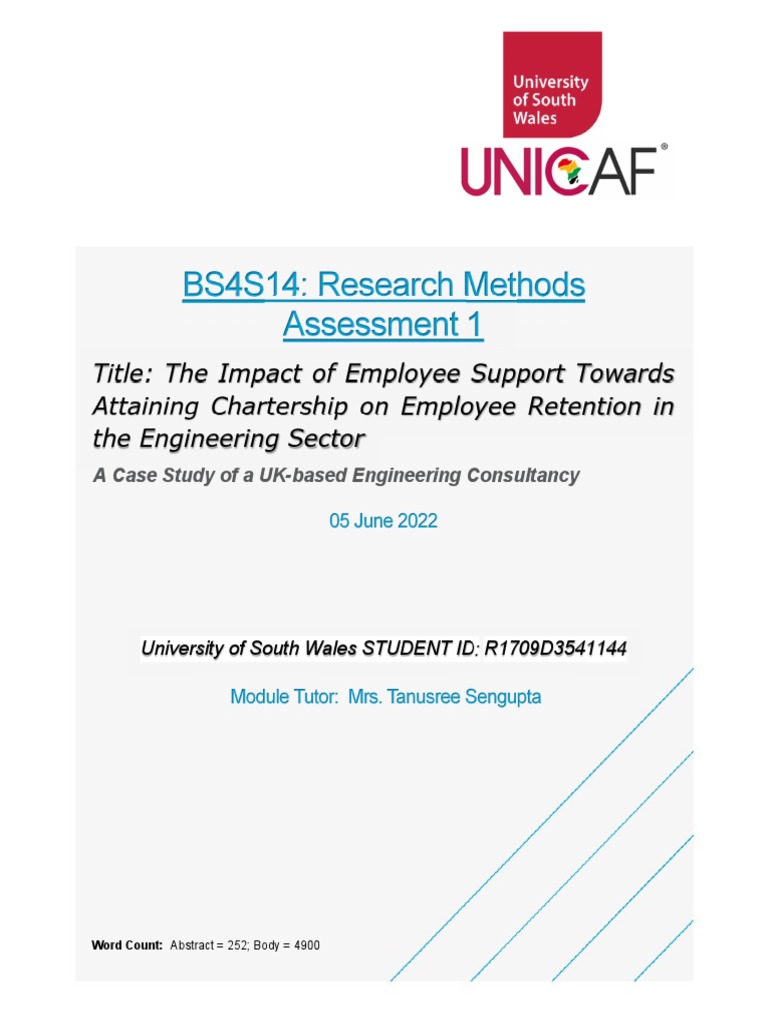 BS4S14 Summative Assignment 1 WO | PDF | Survey Methodology | Employee ...
