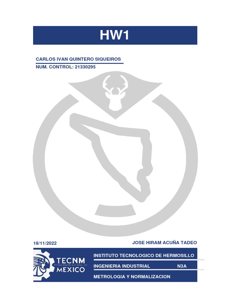 Quintero Siqueiros - N3A - HW1 | PDF