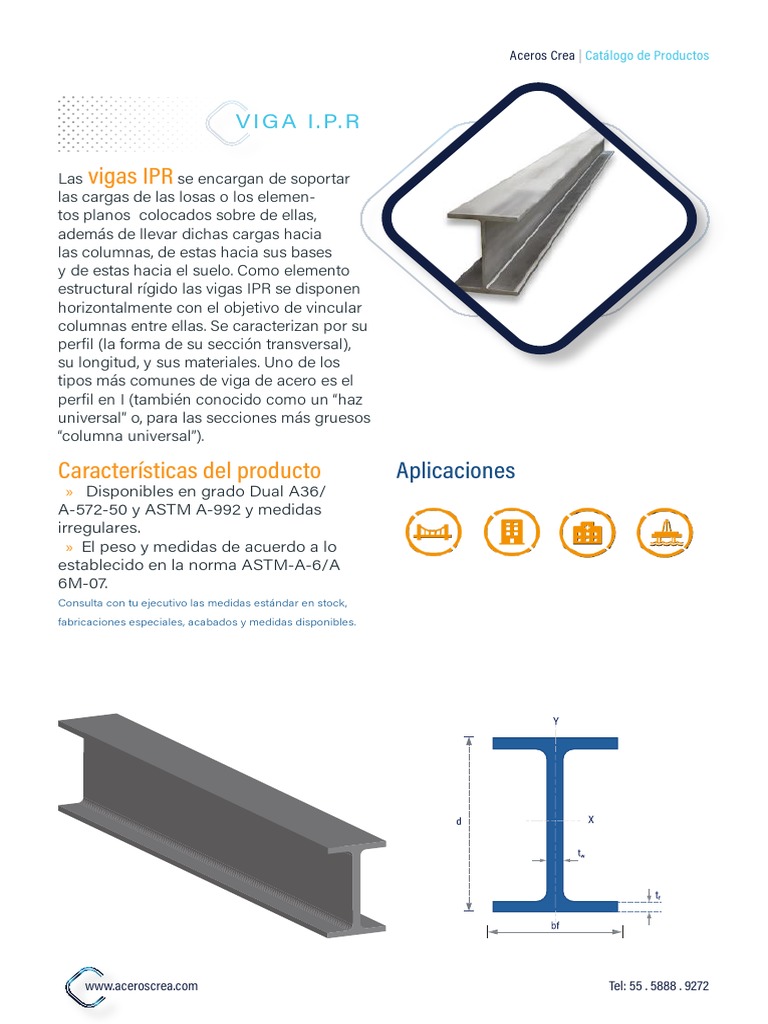 Ipr Fichatecnica Aceroscrea | PDF | Ingeniero civil | Ingeniería ...