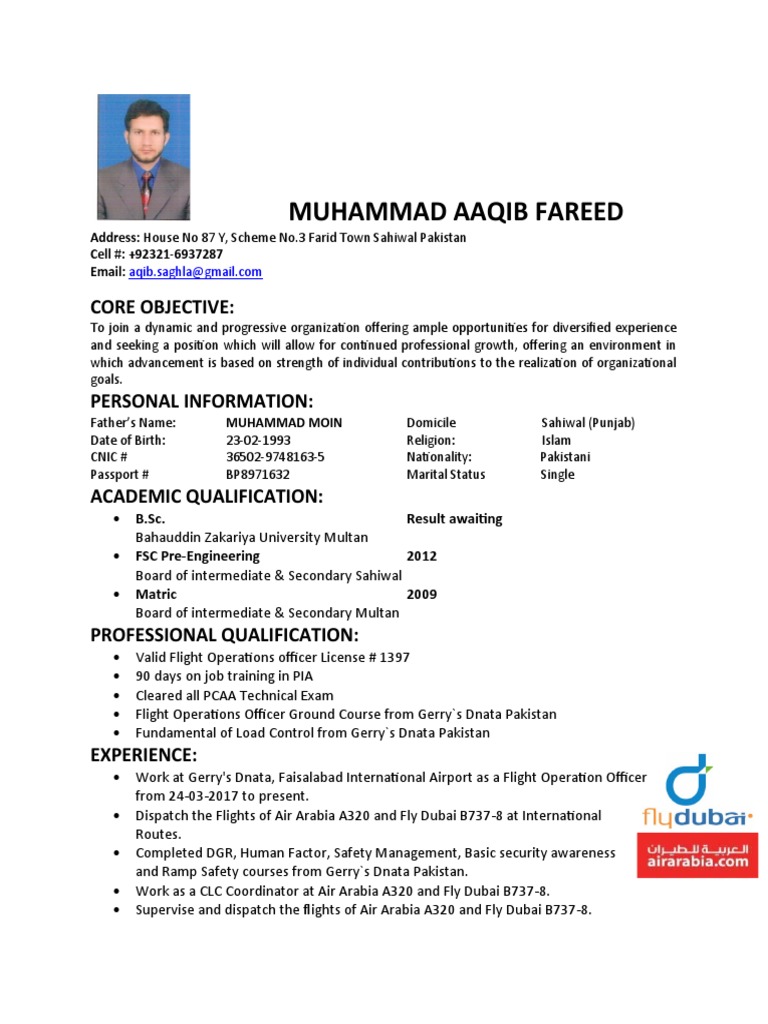 MUHAMMAD AQIB FAREED Resume | PDF | Career & Growth | Business