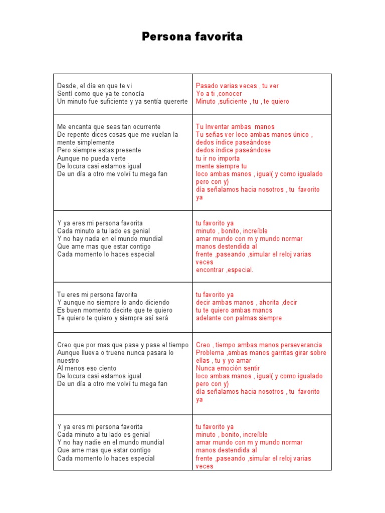 Persona Favorito LSM | PDF