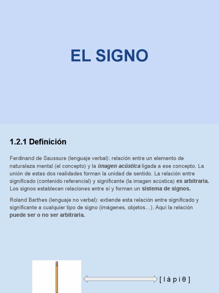 El Signo | PDF | Ciencia cognitiva