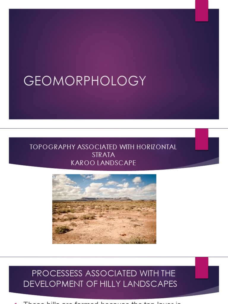 Geography Geomorphology Notes | PDF