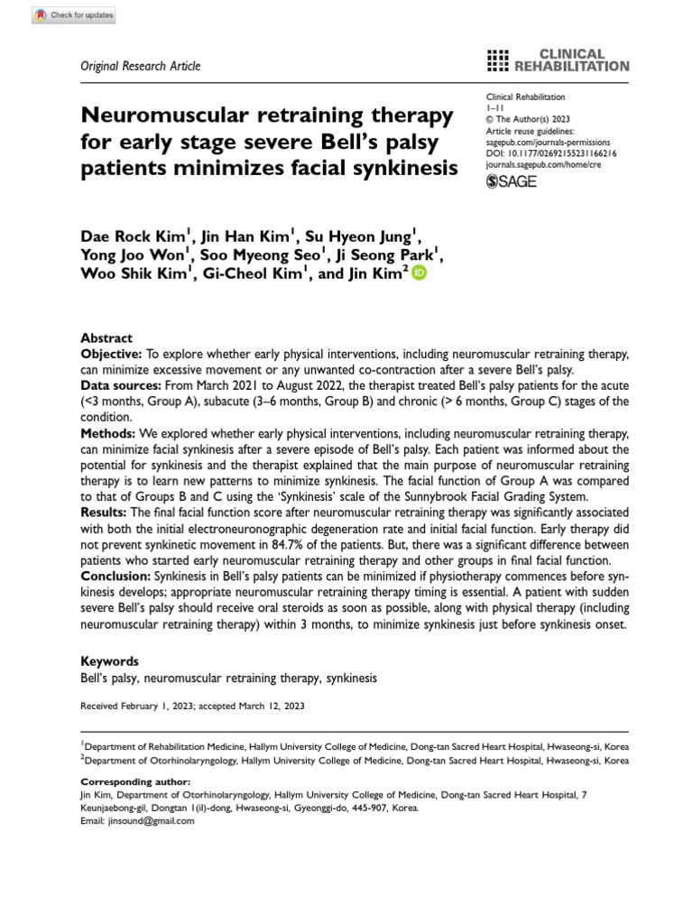 Early NMRT - 230329 - 034342 | PDF | Physical Therapy | Clinical Medicine