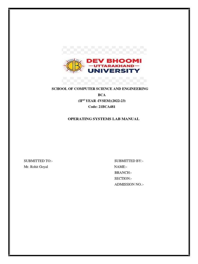 Os Labmanual Bcaiv | PDF | Computer File | Directory (Computing)