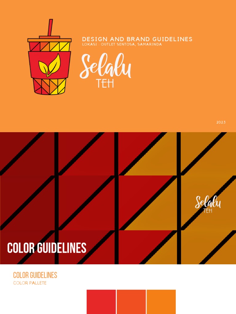 Sentosarev4 - Selalu Teh - Design&brand Guidelines.. | PDF