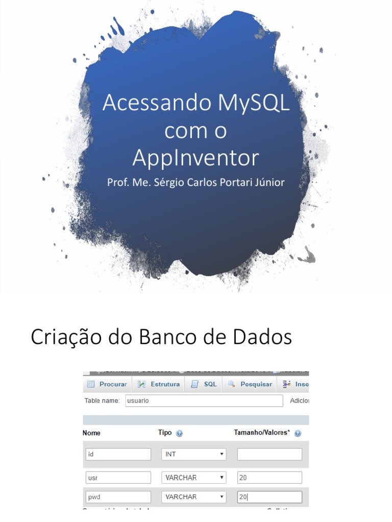Aula08 - Acessando MySQL - Parte 1 | PDF