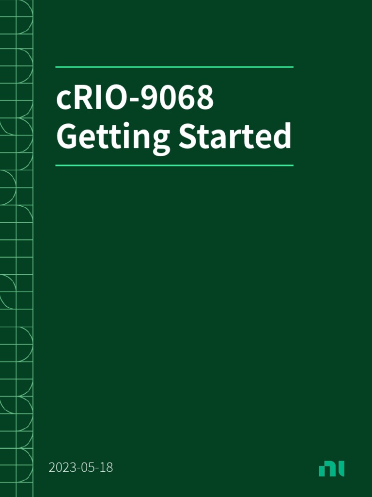 Crio-9068 Getting Started 5-18-2023 | PDF