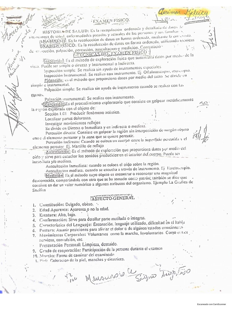 Examen Fisico | PDF Examen Fisico | PDF