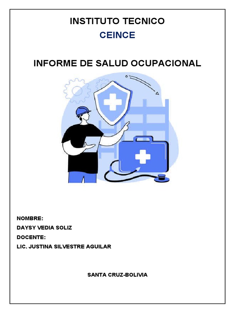 Informe de Salud Ocupacional | PDF | Seguridad y salud ocupacional