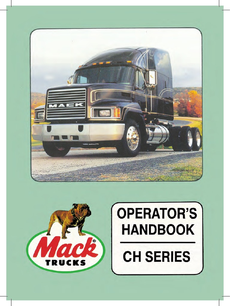 Mack CH 613 Operator's Handbook | PDF