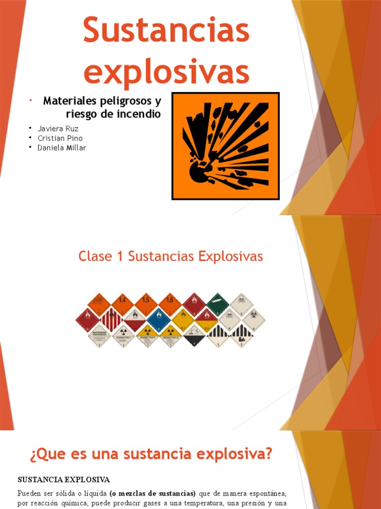 Tipos y Ejemplos de Sustancias Explosivas | PDF | Relaciones personales ...