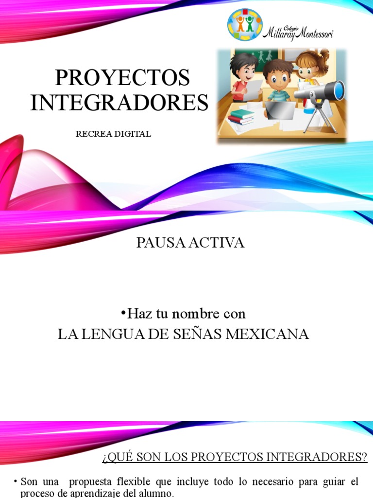 Proyectos Integradores Escolares | PDF