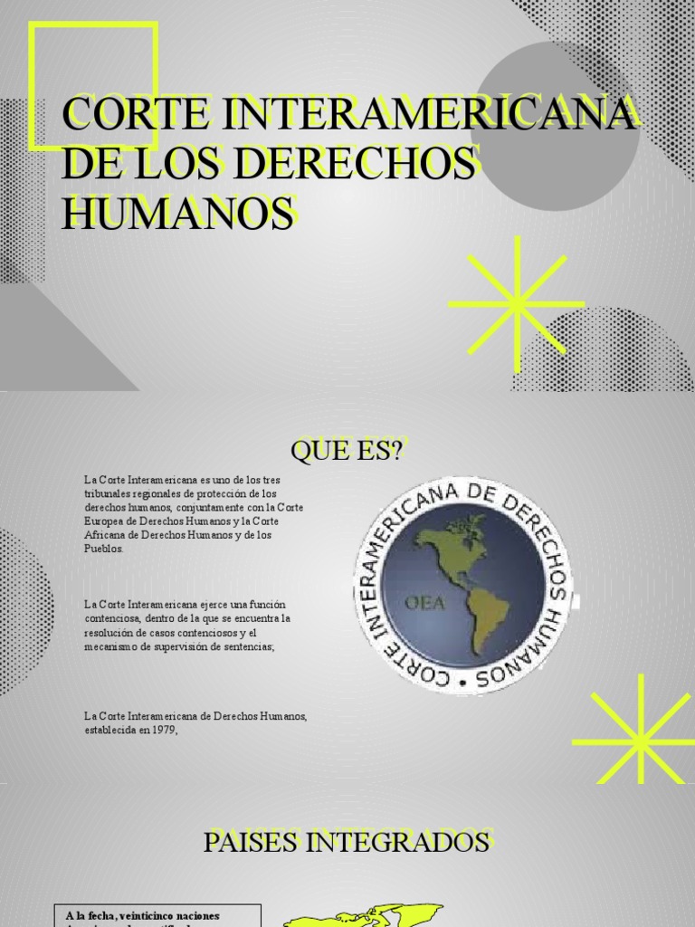 Corte Interamericana de Los Derechos Humanos | PDF