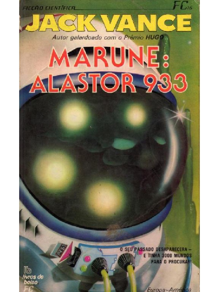 Marune Alastor 933 - Jack Vance | PDF | Memória | Amnésia