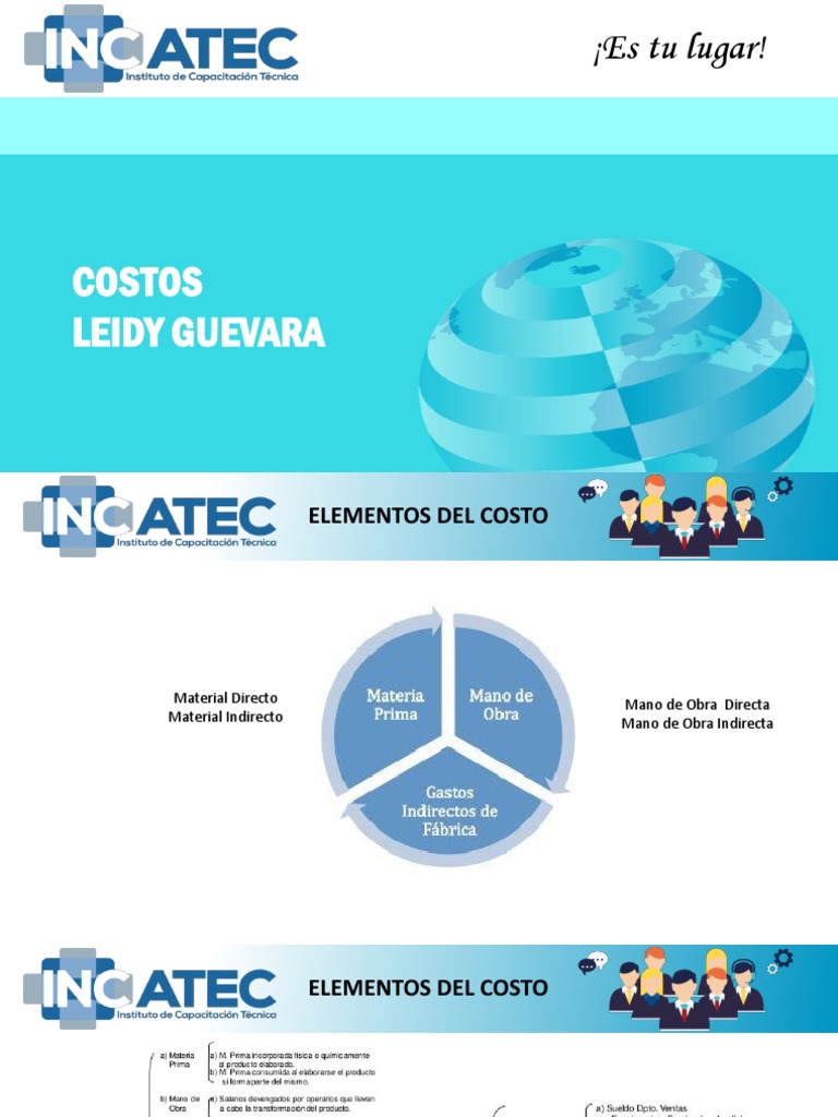 Elementos Del Costo Definicion y Metodos de Determinacion de Los Costos ...