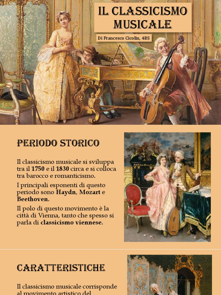 Classicismo Musicale PDF | PDF