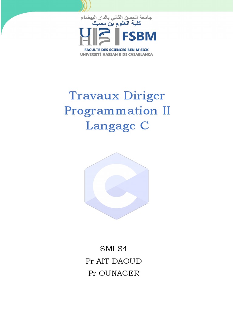 TP2 Langage C Avec Solutions | PDF
