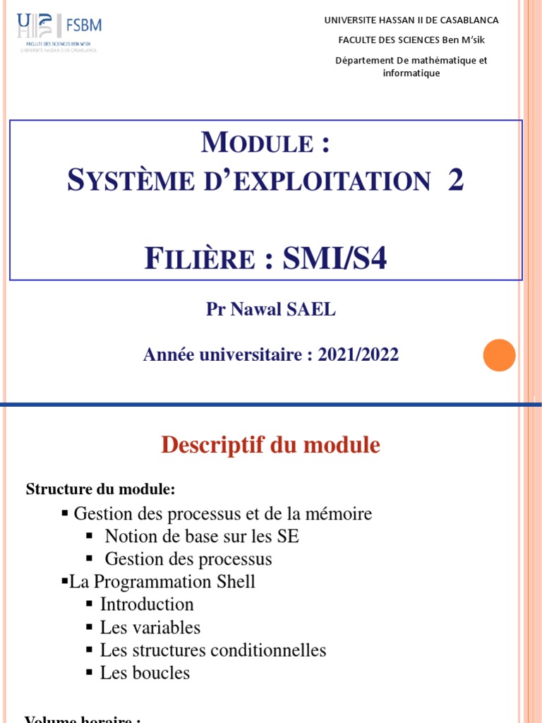 SE2 Partie 1 | PDF | Système d'exploitation | Ordonnancement dans les systèmes d'exploitation