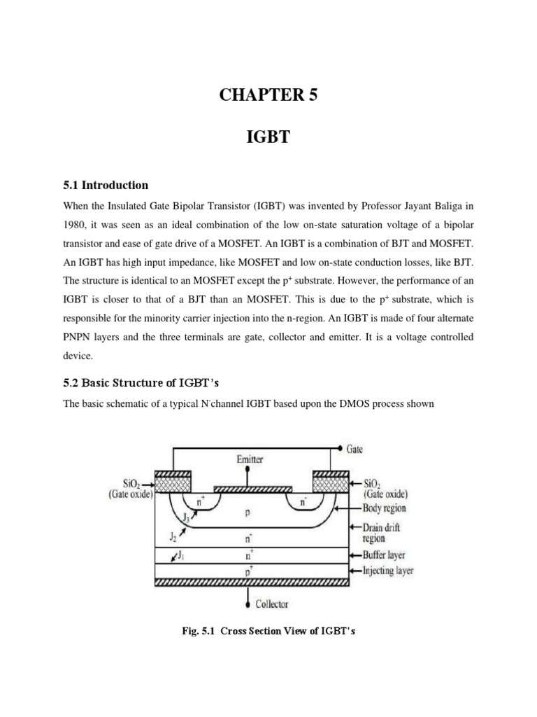 Igbt | PDF | Bipolar Junction Transistor | Field Effect Transistor
