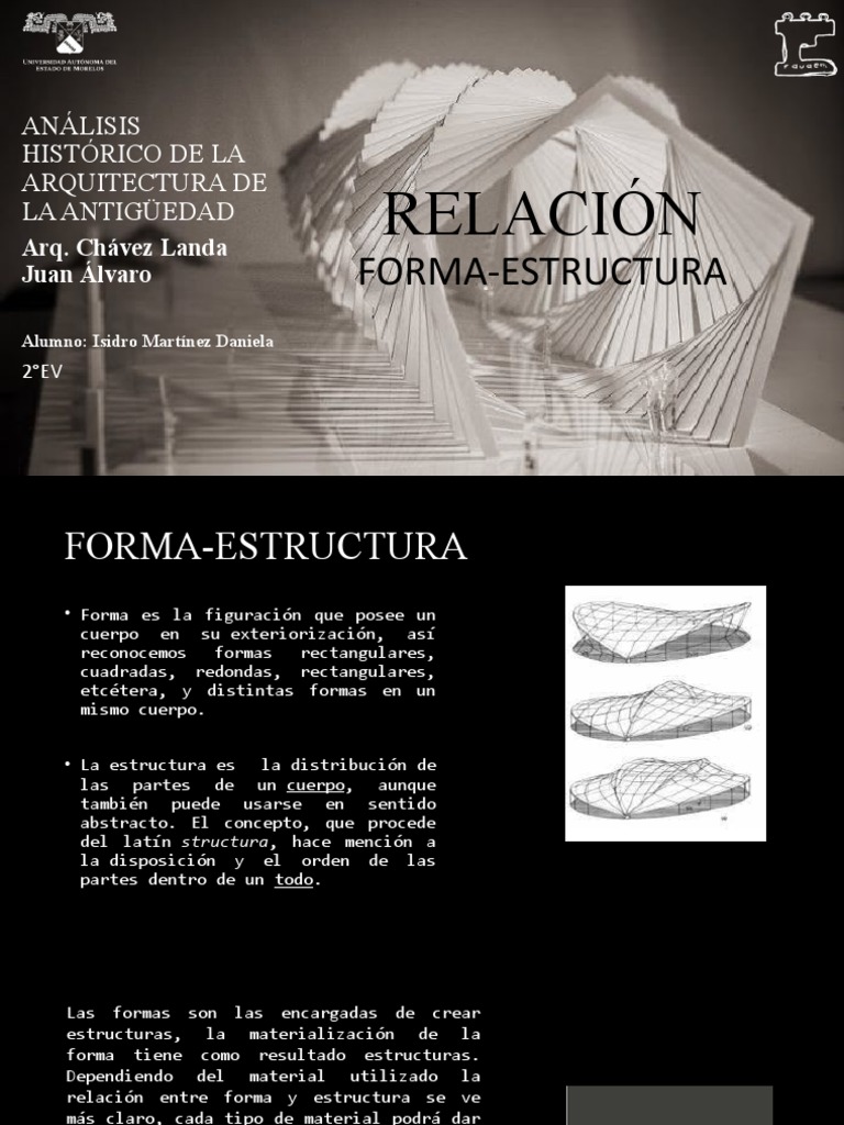 Relación entre Forma y Estructura | PDF | Percepción | Fuerza