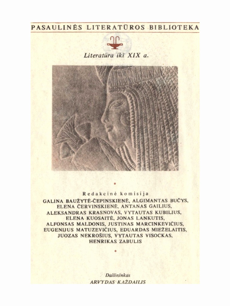 Senoves Rytu Poezija | PDF