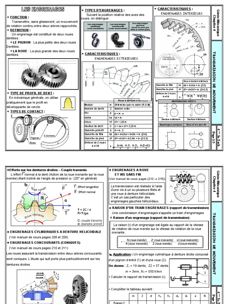 Engrenage | PDF