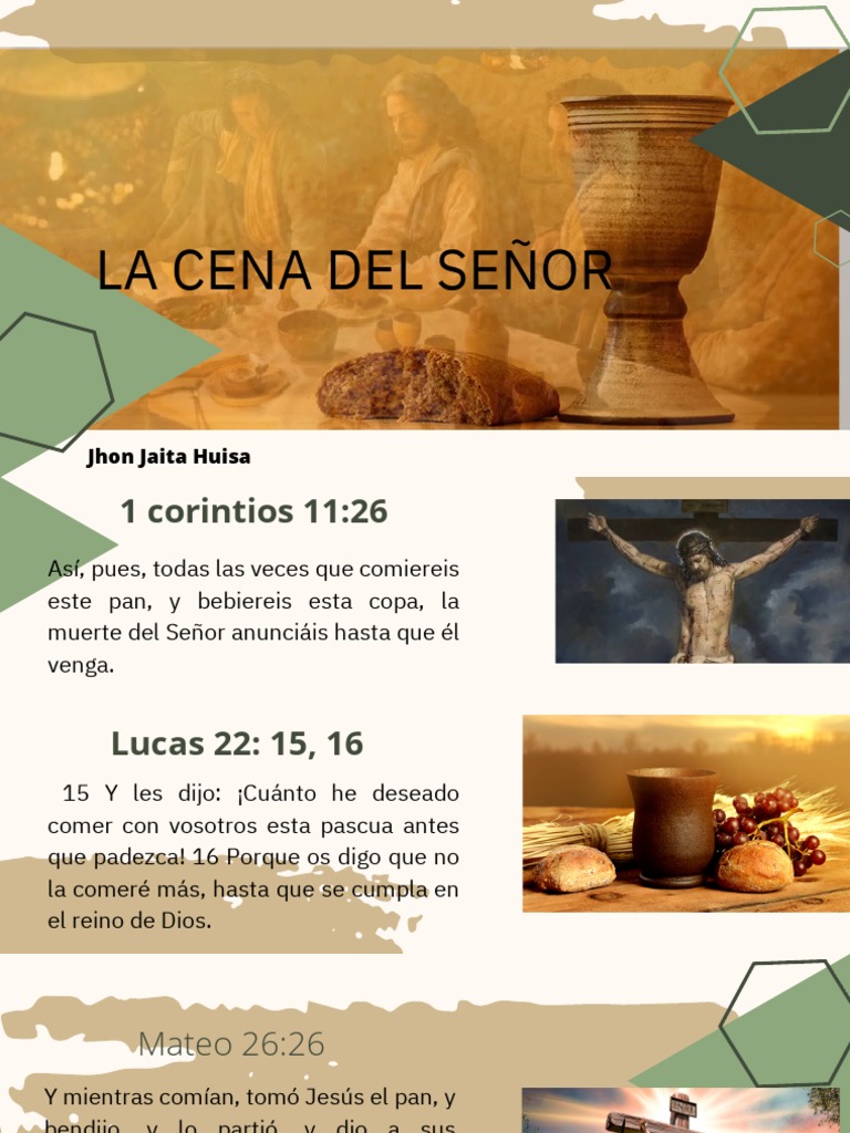 La Cena Del Señor | PDF