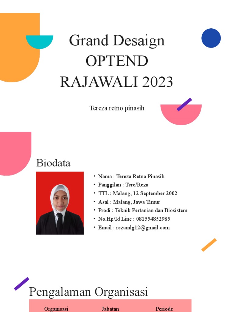 Presentasi Video Pitch Deck Internal Bentuk Minimalis Warna-warni | PDF