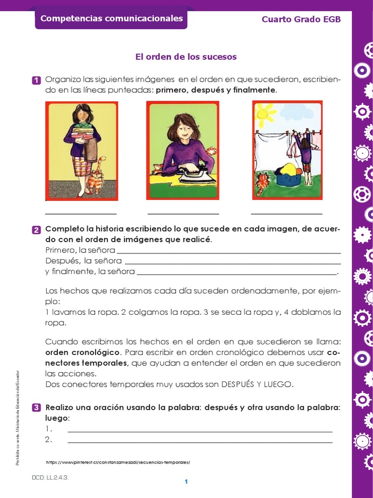 115.Ficha_pedagogica_el orden_de_los_sucesos | PDF