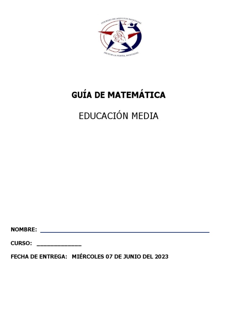 Matematica Media 1 | PDF | Sustracción