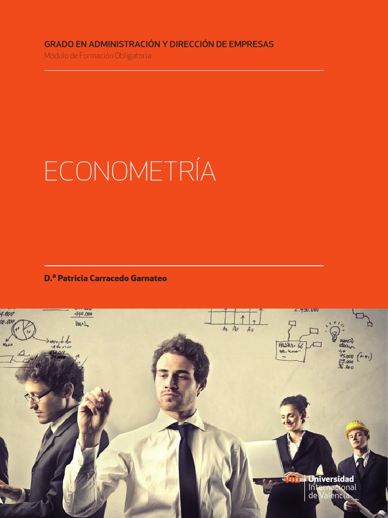 Manual Econometría | PDF | Econometría | Mínimos cuadrados ordinarios