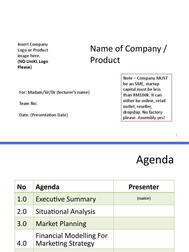 MPlan Format Jan2022 | PDF | Marketing | Swot Analysis