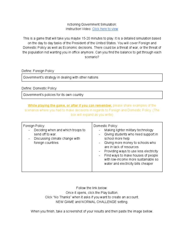 Executive Command Game Guide | PDF | Simulation