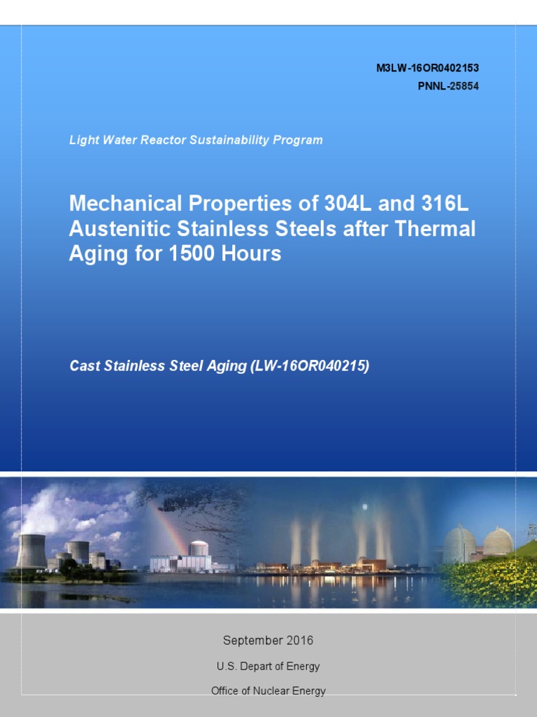 Thermal Aging-304l and 316 | PDF