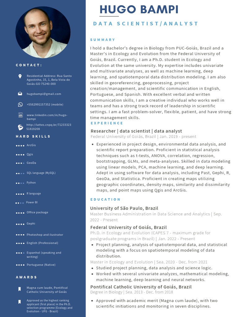 Hugo Bampi - Curriculum vitae | PDF