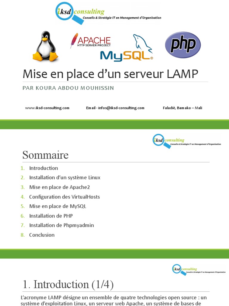 Mise en Place D'un Serveur LAMP | PDF | PHP | Linux