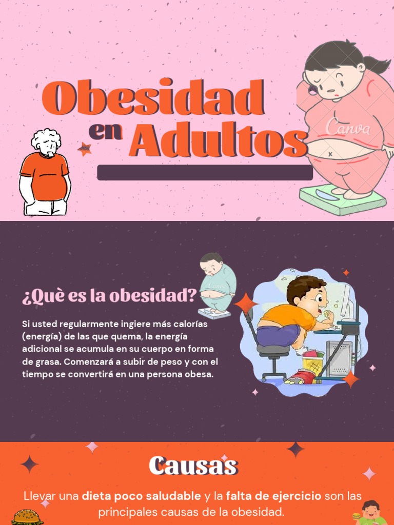 Obesidad en Adultos - Eq.3 | PDF | Obesidad | Dieta