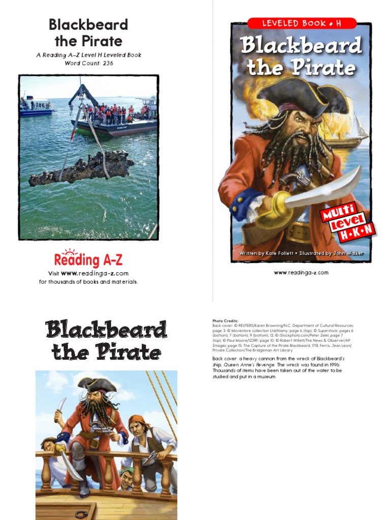 Raz Lh34 Blackbeardpirate CLR | PDF | Blackbeard | Piracy